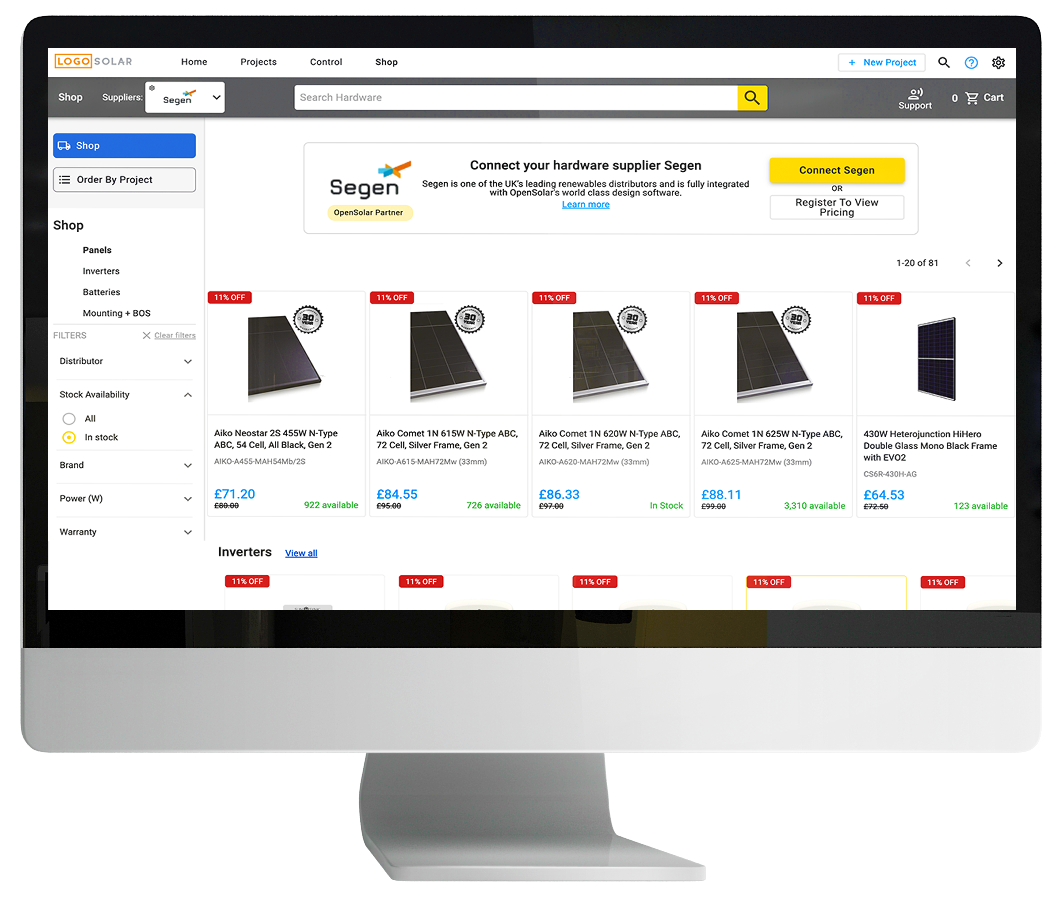 Segen Portal Segen UK | Solar Panels, Inverters, Batteries And EV